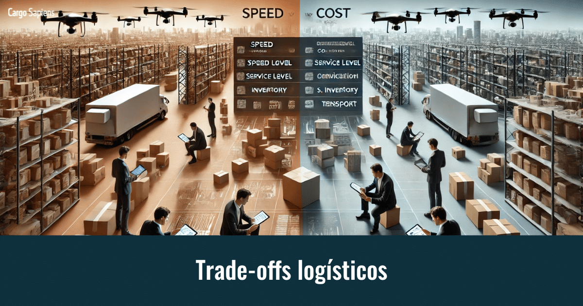 Logistics trade-off: how to decide between cost, time and risk.